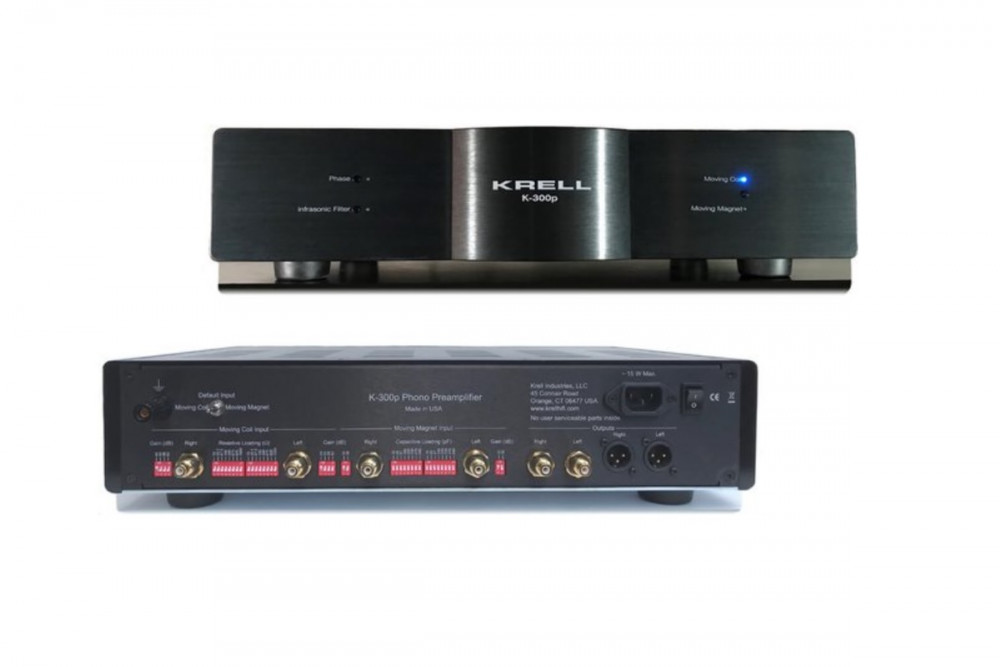 Krell K-300p — немецкий фонокорректор с раздельными входами для ММ и МС-картриджей