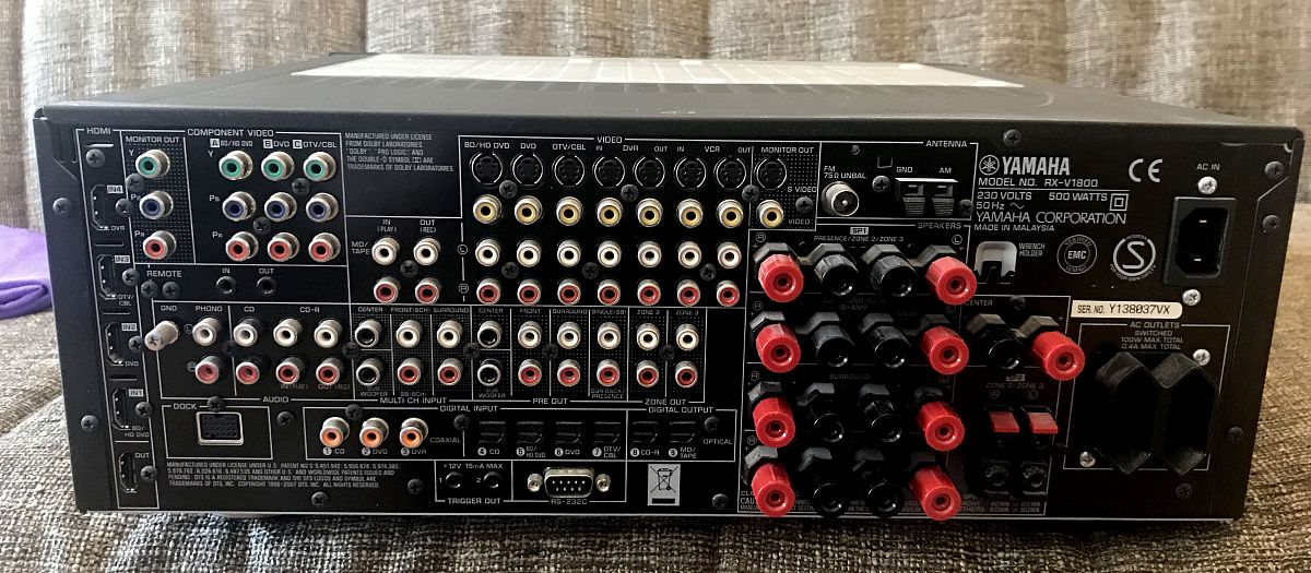 Ресивер Yamaha RX-V1800 | Hi-Fi.ru