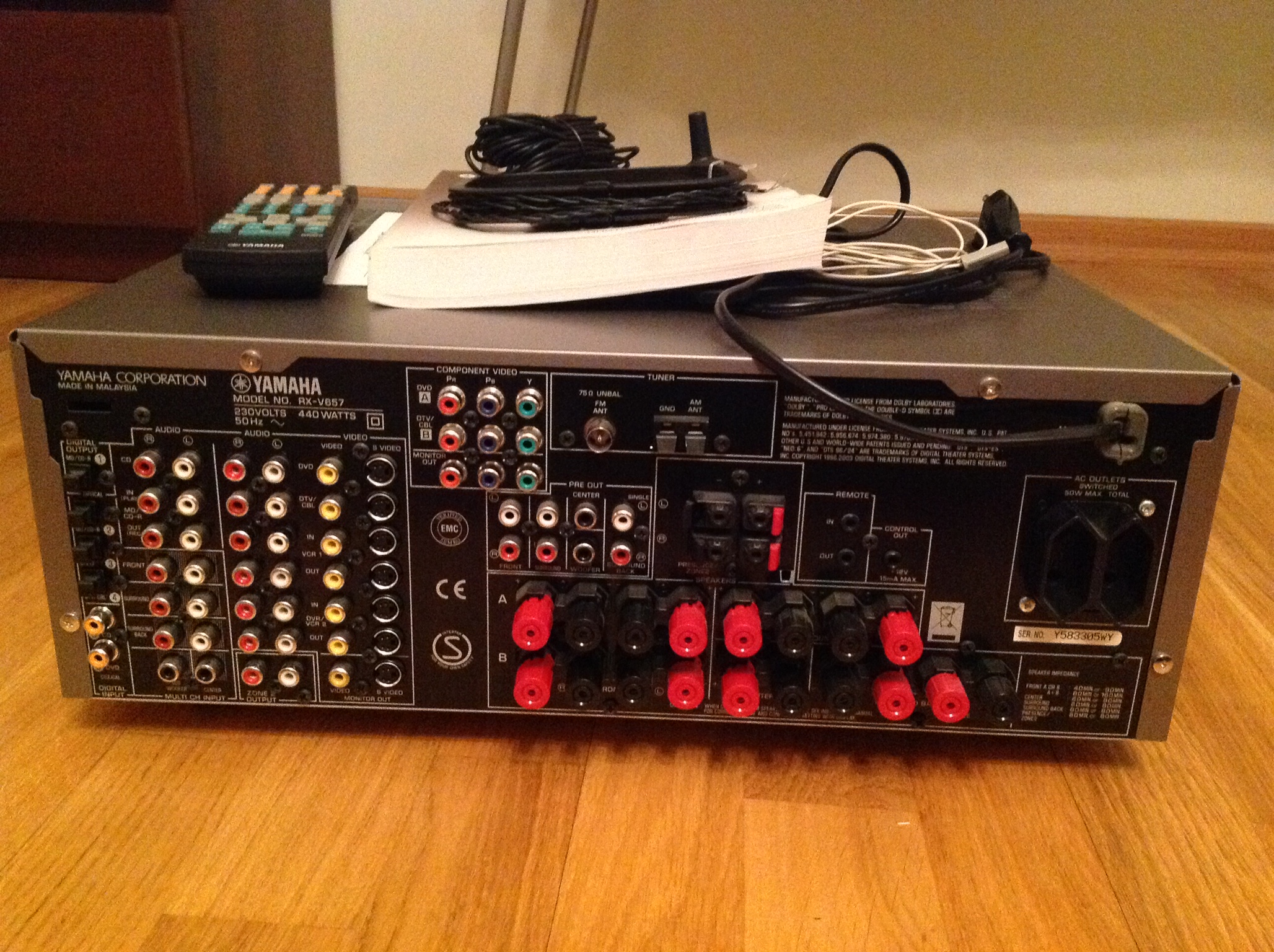 av receiver yamaha rx-v657 | Hi-Fi.ru