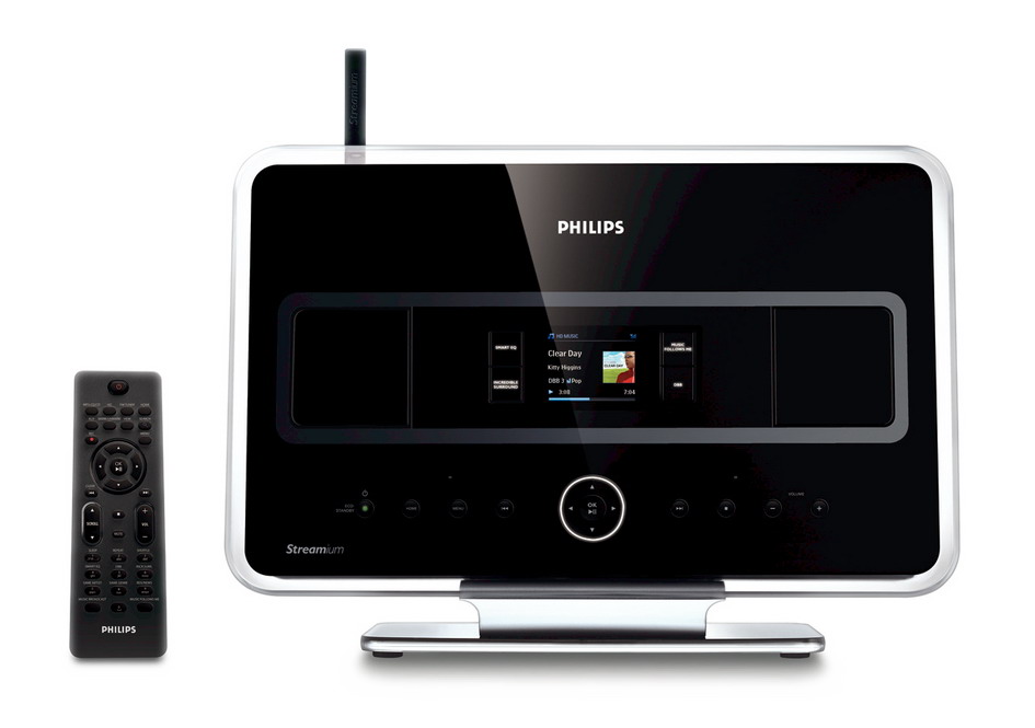 Philips Streamium WAS7500 Wireless Music Station,Free Internet Radio ...