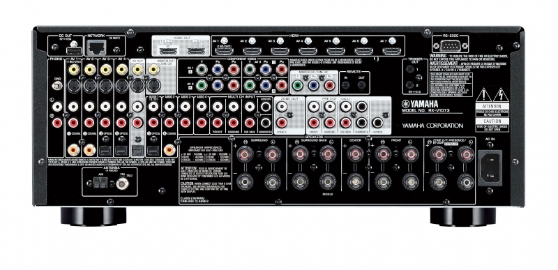 Av receiver yamaha rx v1073
