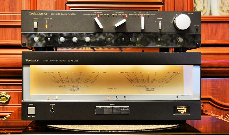 Technics stereo dc power amplifier se a5 mk2